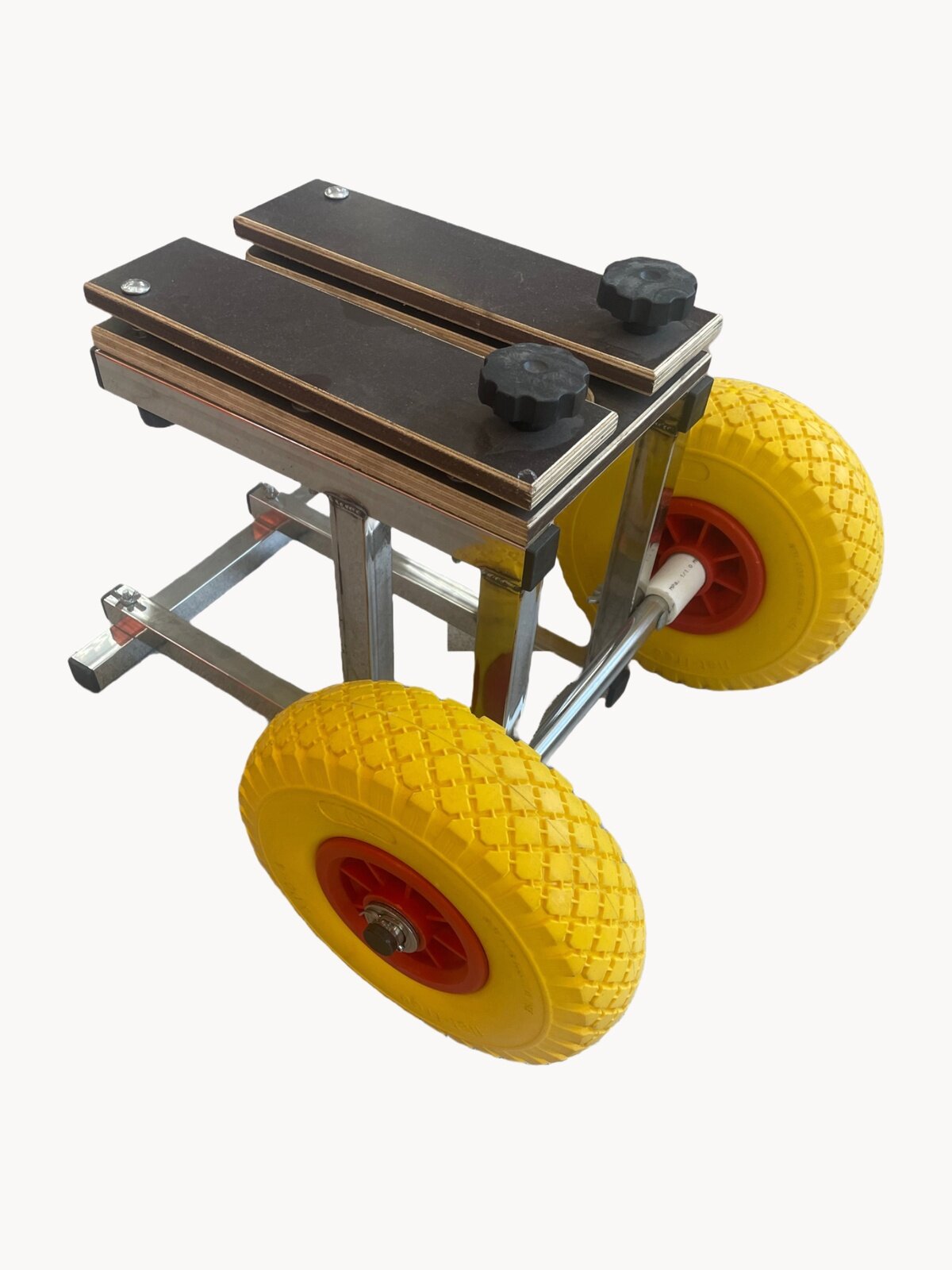 Тележка для лодочного мотора 8-15 л. с. подпружиненная на полиуретановых колесах