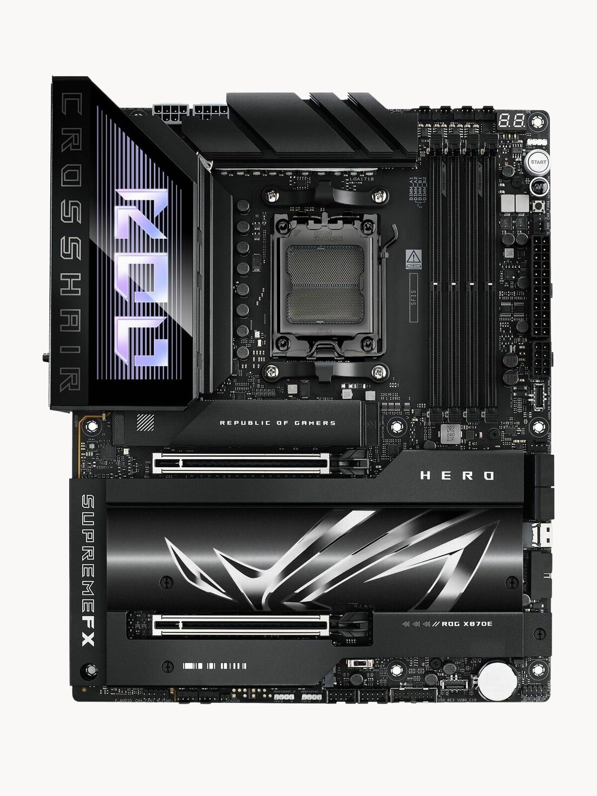 Материнская плата ASUS ROG CROSSHAIR X870E EXTREME, AM5, AMD X870E, E-ATX, RTL (90MB1LB0-M0EAY0)
