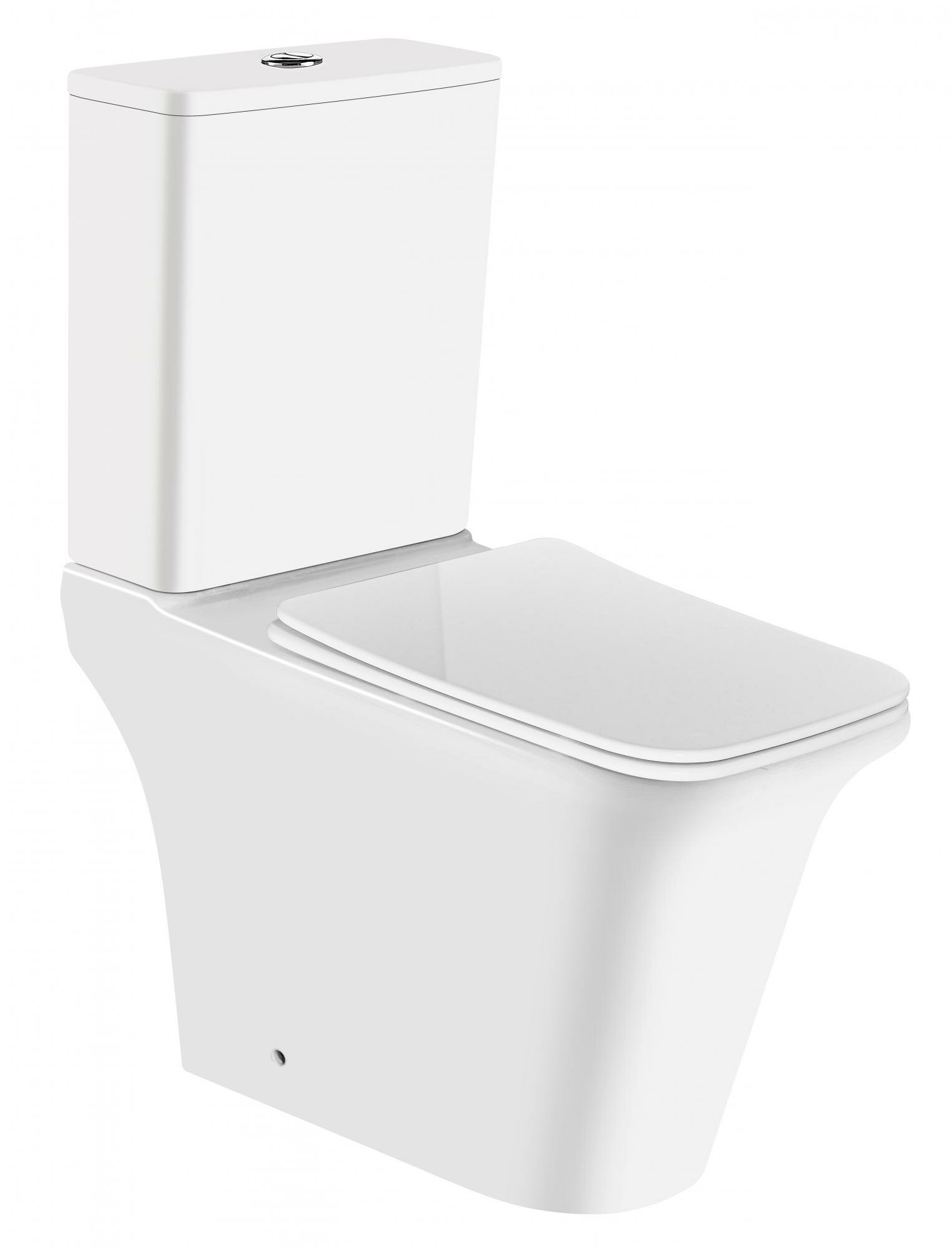 Cerutti Унитаз NIVOLET напольный безободковый Ceruttispa CT8457 (660х360х820)