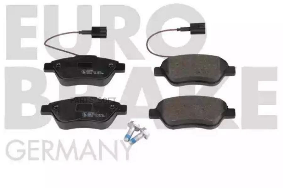 EUROBRAKE Колодки тормозные передн.