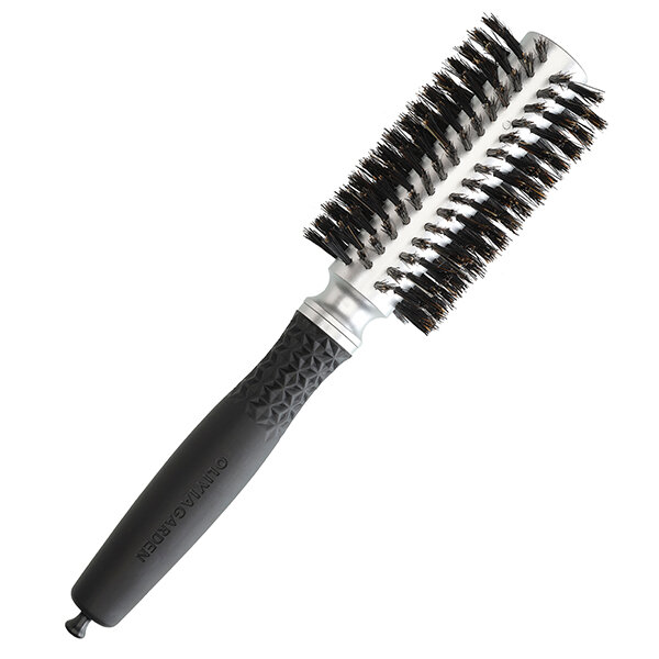 Брашинг для укладки волос нат щетина Essential Blowout Soft Boar Bristles Silver 25 мм