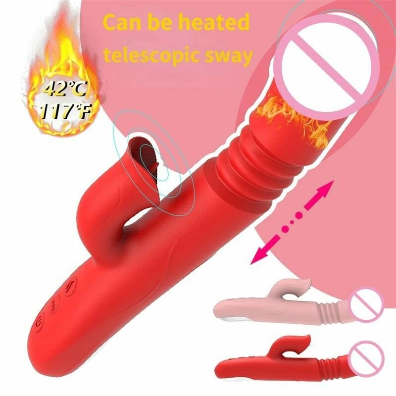 Вибратор USB Telescopic Rabbit Vibrator