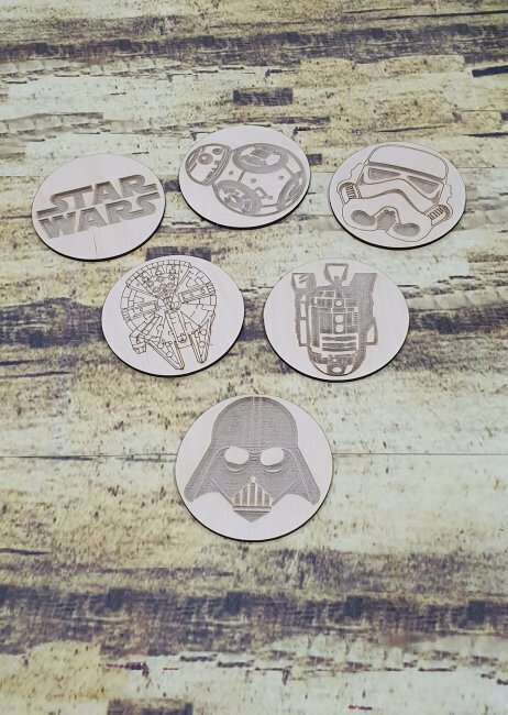 Деревянные заготовки / Декупаж, деревянная заготовка для творчества Добрый мастер "Подставка" d 8,5см, толщина 3мм (6шт)