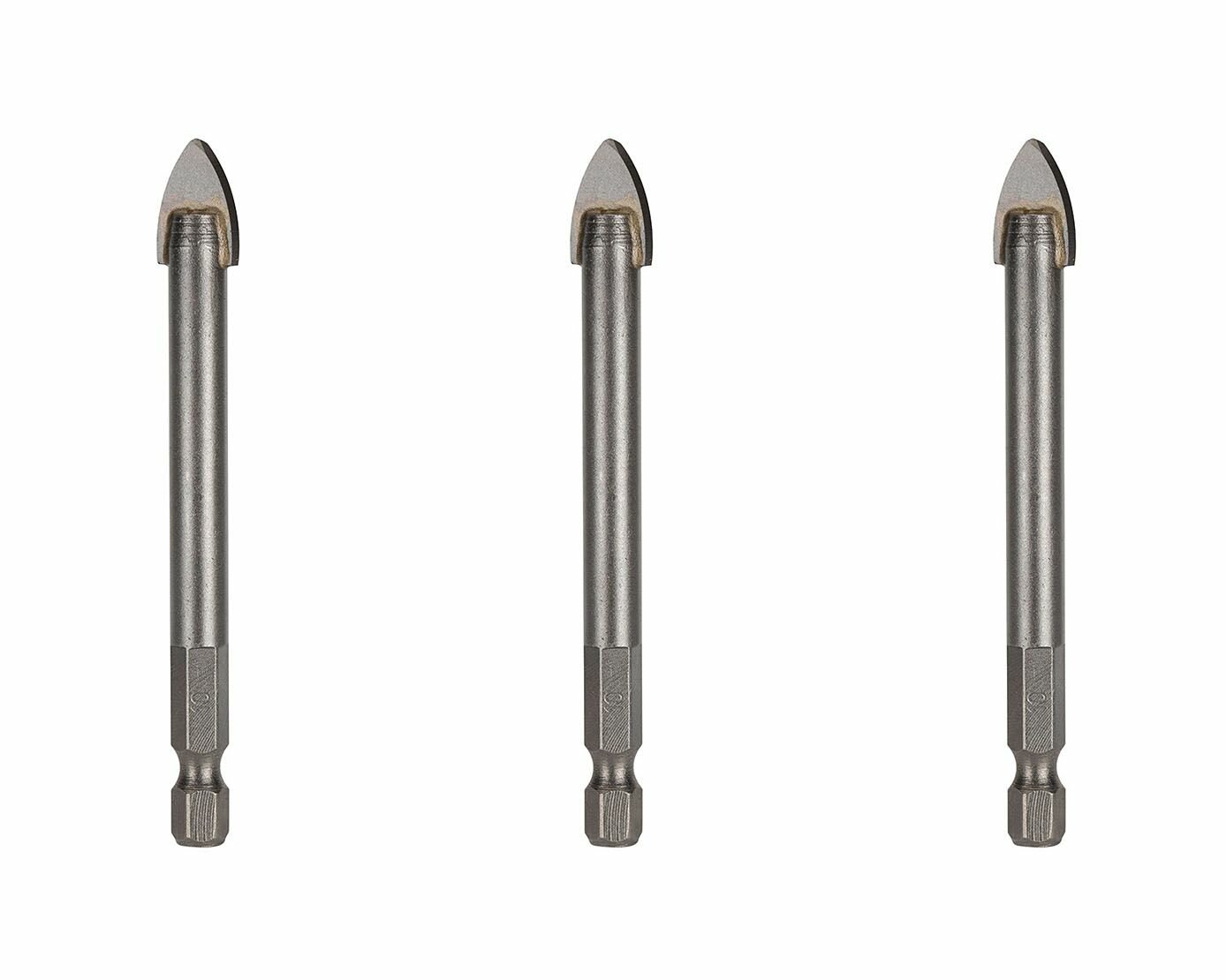 Сверло по плитке и стеклу Vira (554060) 10х85 мм CS45 (3 шт.)