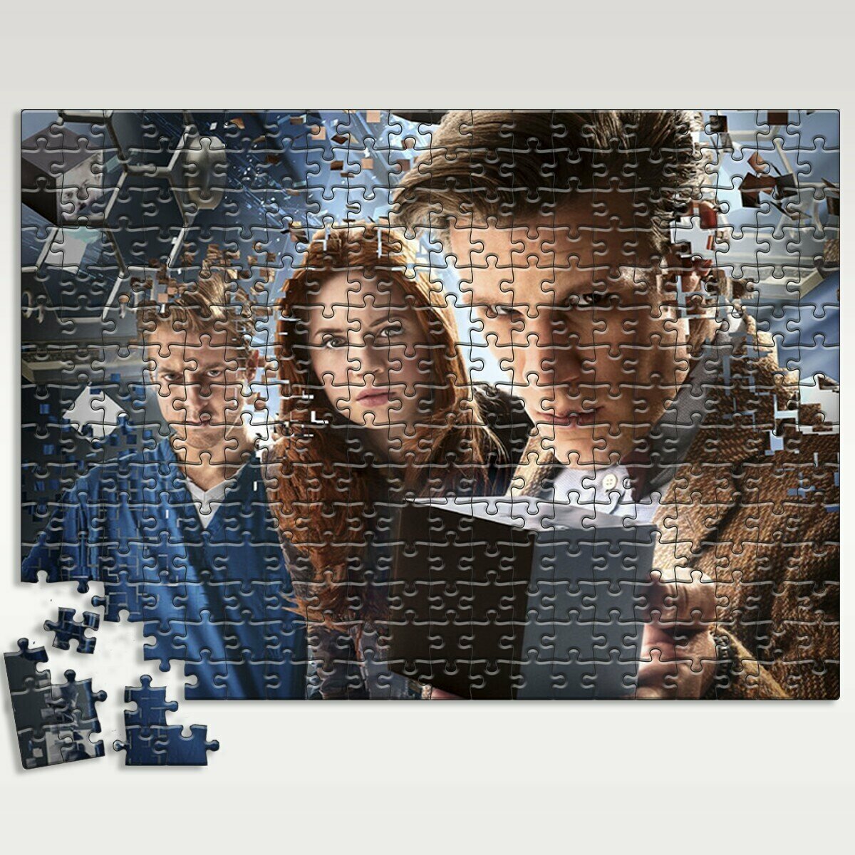 Пазл картонный А3: модель Сериал Доктор Кто - 6419