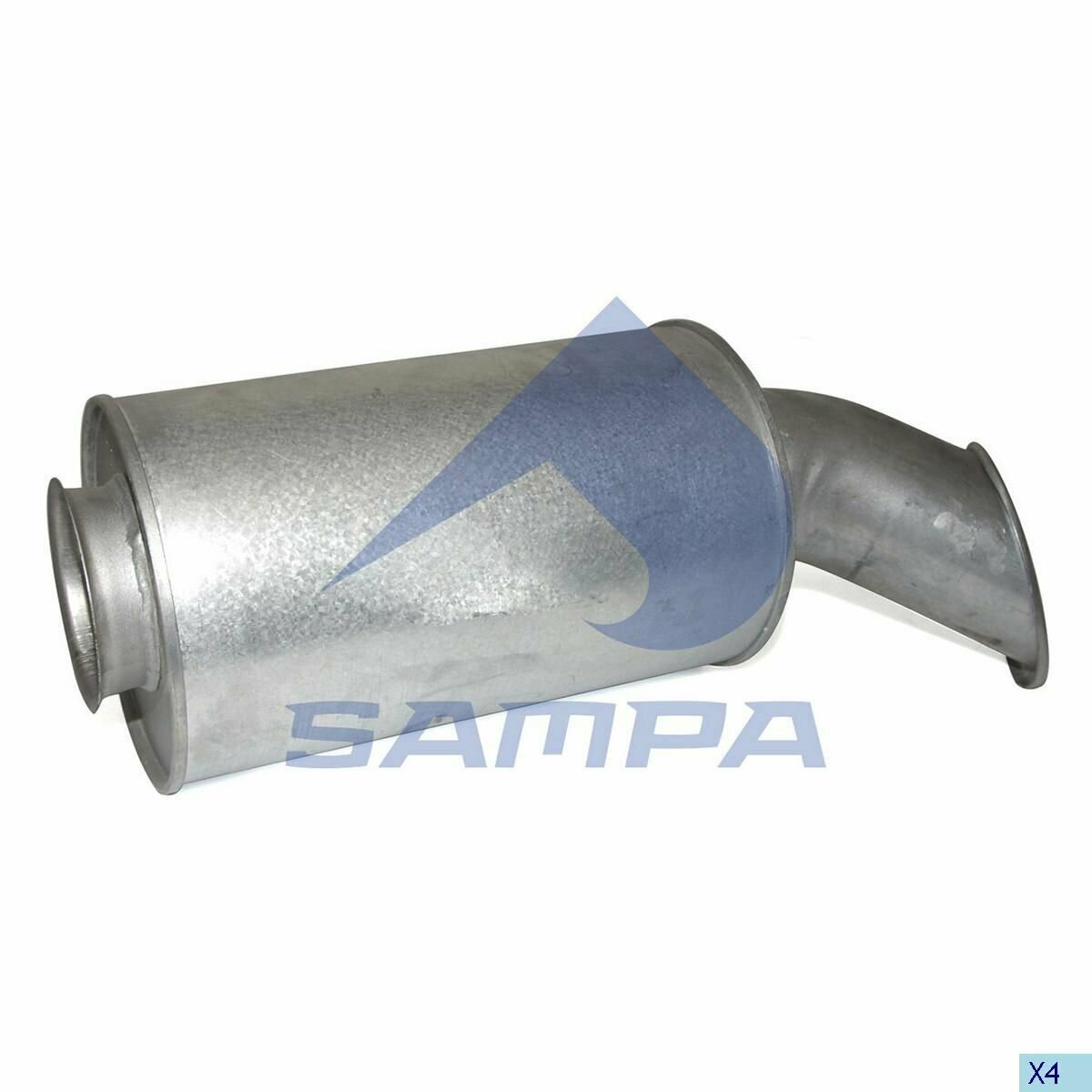Глушитель малый RVI/Volvo FH/FM 031.363 SAMPA