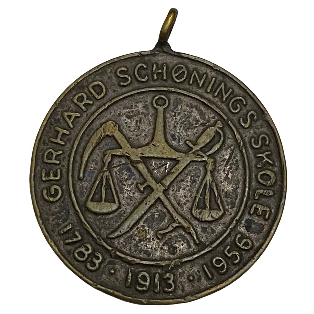 Норвегия, медаль "Школа Герхарда Шёнинга" 1956 г.
