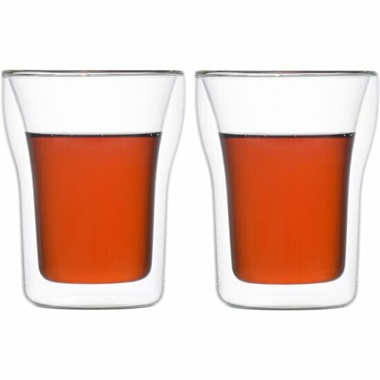 Набор из двух стеклянных стаканов Smart Solutions 250 мл (KW-SS-CPST-GLS-250)