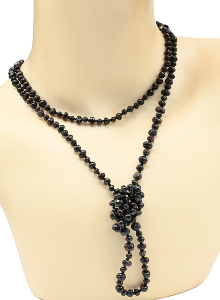 Бусы, гранат