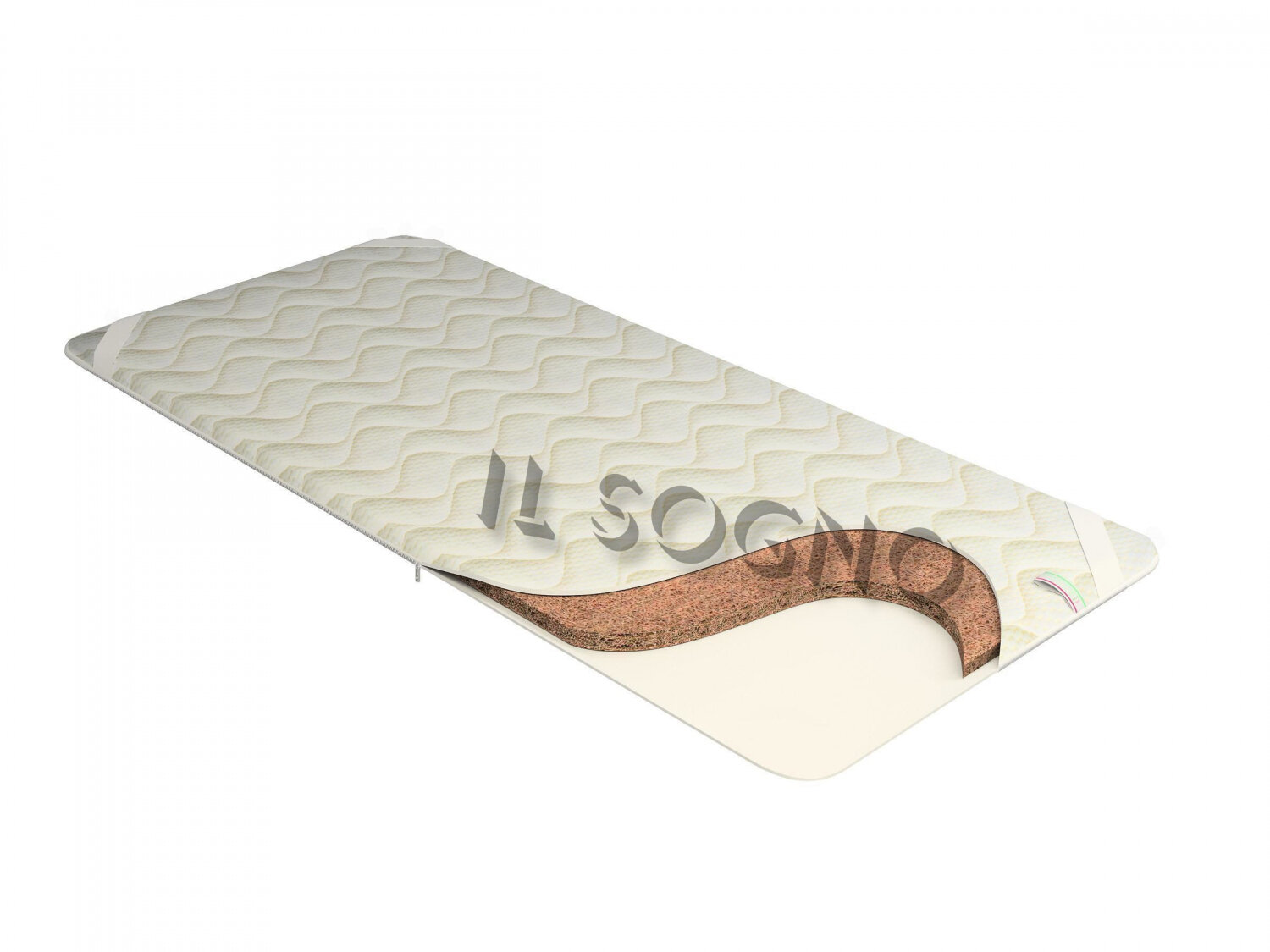 Топпер (наматрасник) ливиа (К) 6 см 080х190