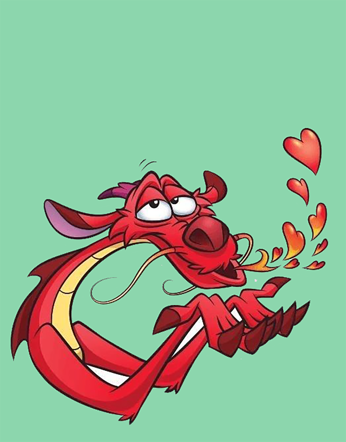 Картина по номерам "Влюбленный дракон" 40х50 см, хлопковый холст на подрамнике, акрил, АртТойс