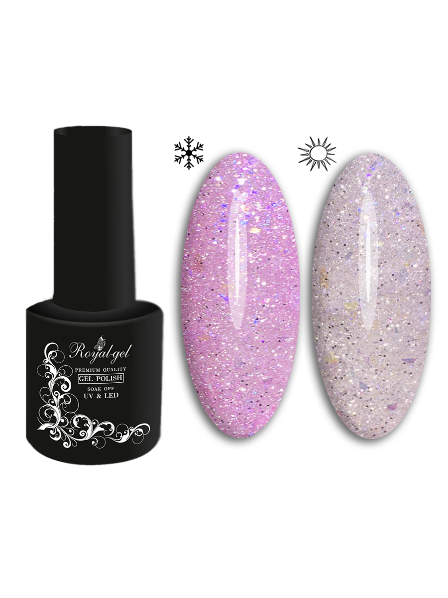 Гель лак Royal-gel "Платинум Термо" OBMJ 04 5 мл.