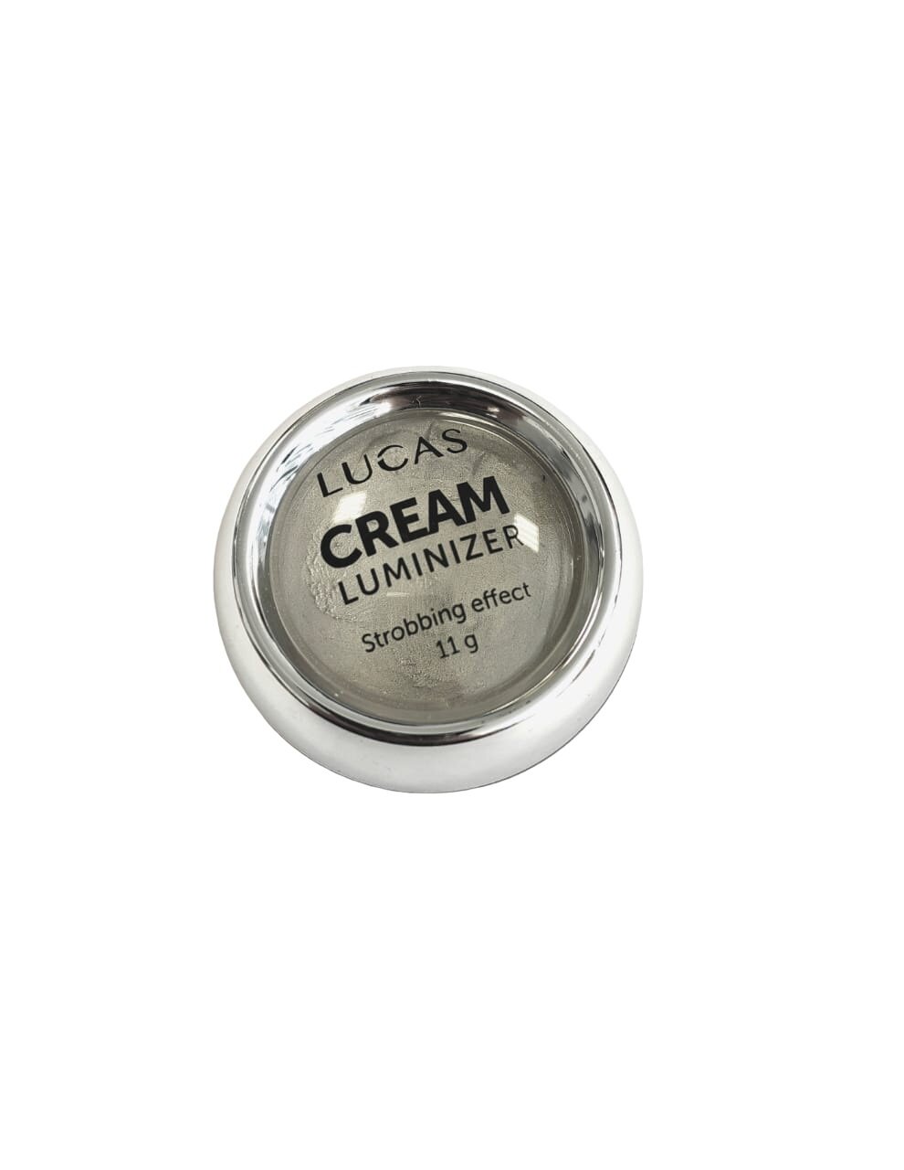 Кремовый хайлайтер Серебристый Lucas Cosmetics Cream Luminizer 01 Silver Серебристый, 11 гр