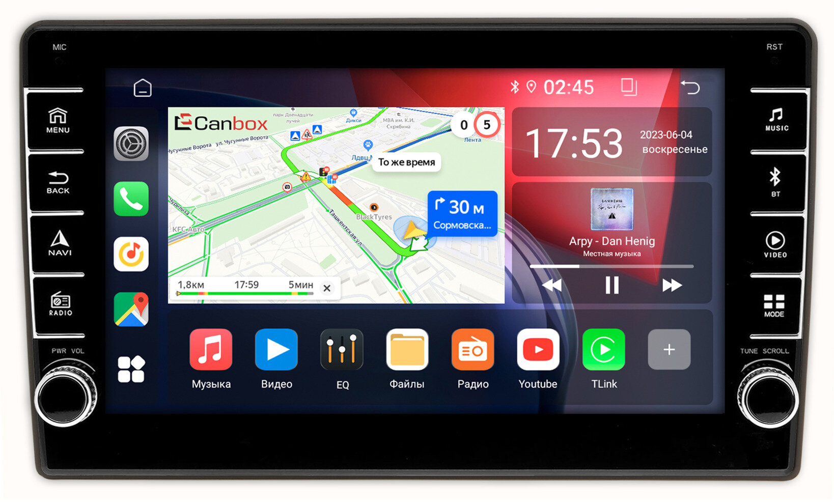 Штатная магнитола Canbox BGT9-9412 для Toyota Camry XV20 1996-2002 на Android 10 (IPS, DSP, CarPlay)