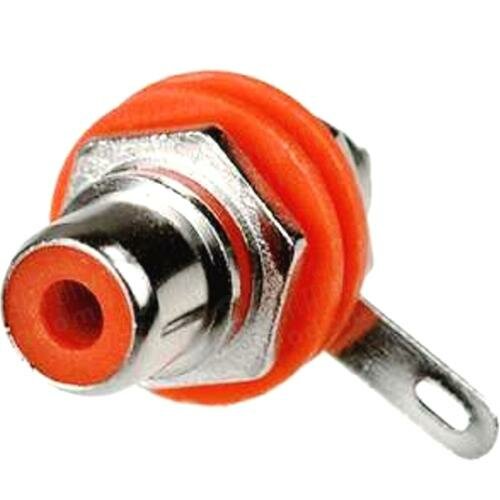 Гнездо RCA Premier 1-291 RD на корпус с изолятором - красный