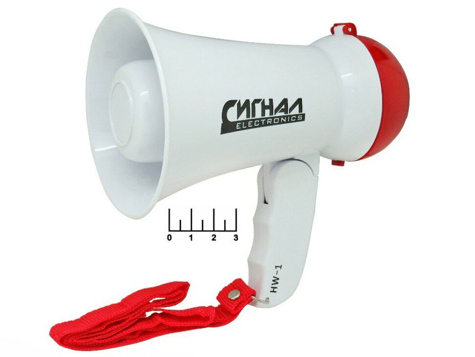 Мегафон ручной HW-1 с сиреной (4*АА)