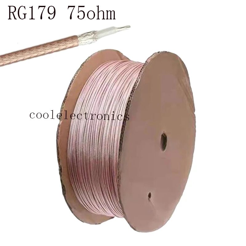 JINAYI RG179 коаксиальный кабель 75 Ом, 1m