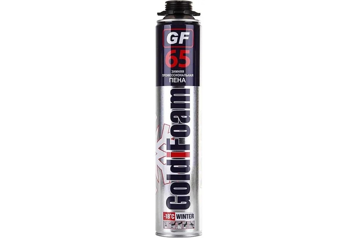 GoldiFoam Пена монтажная профессиональная 65 зимняя, 850мл 195108565