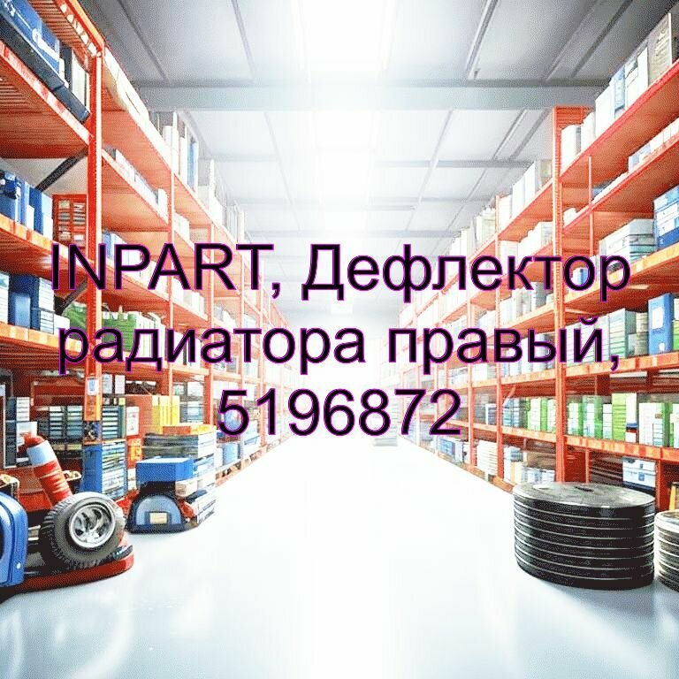 INPART, Дефлектор радиатора правый, 5196872