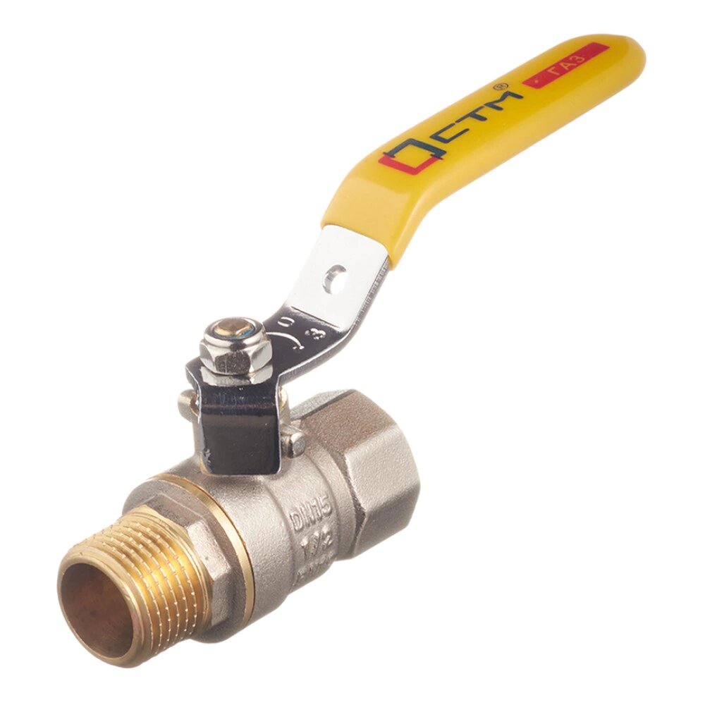 Кран шаровой газовый СТМ 1/2' ВР-НР ручка