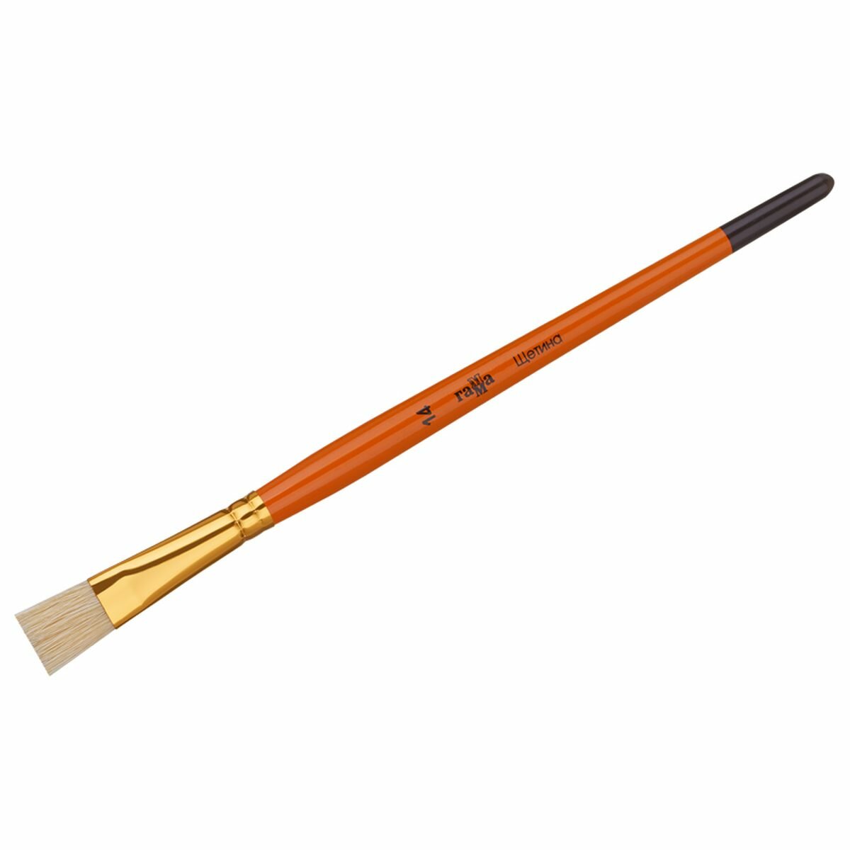 Кисть Гамма, щетина, плоская, №14 (280618.06.014), 15шт.