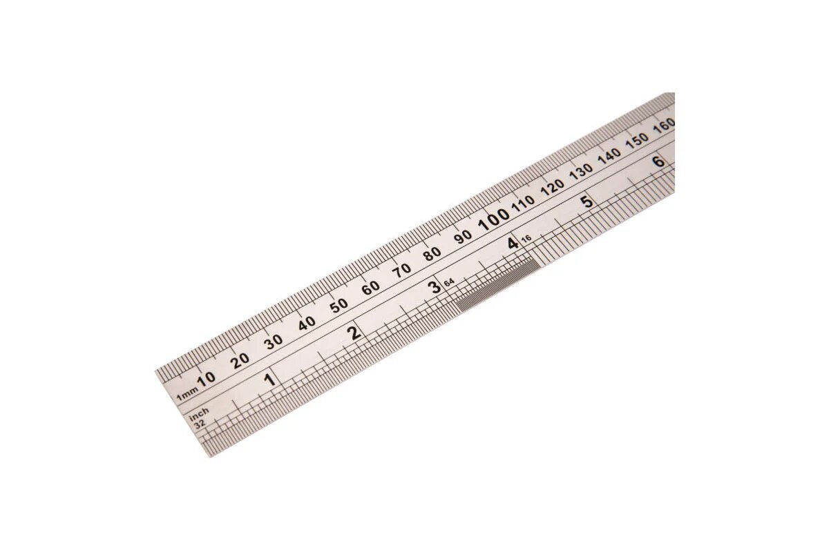 KENDO линейка из нержавеющей стали метрическая и дюймовая, длина 300 мм / 12'