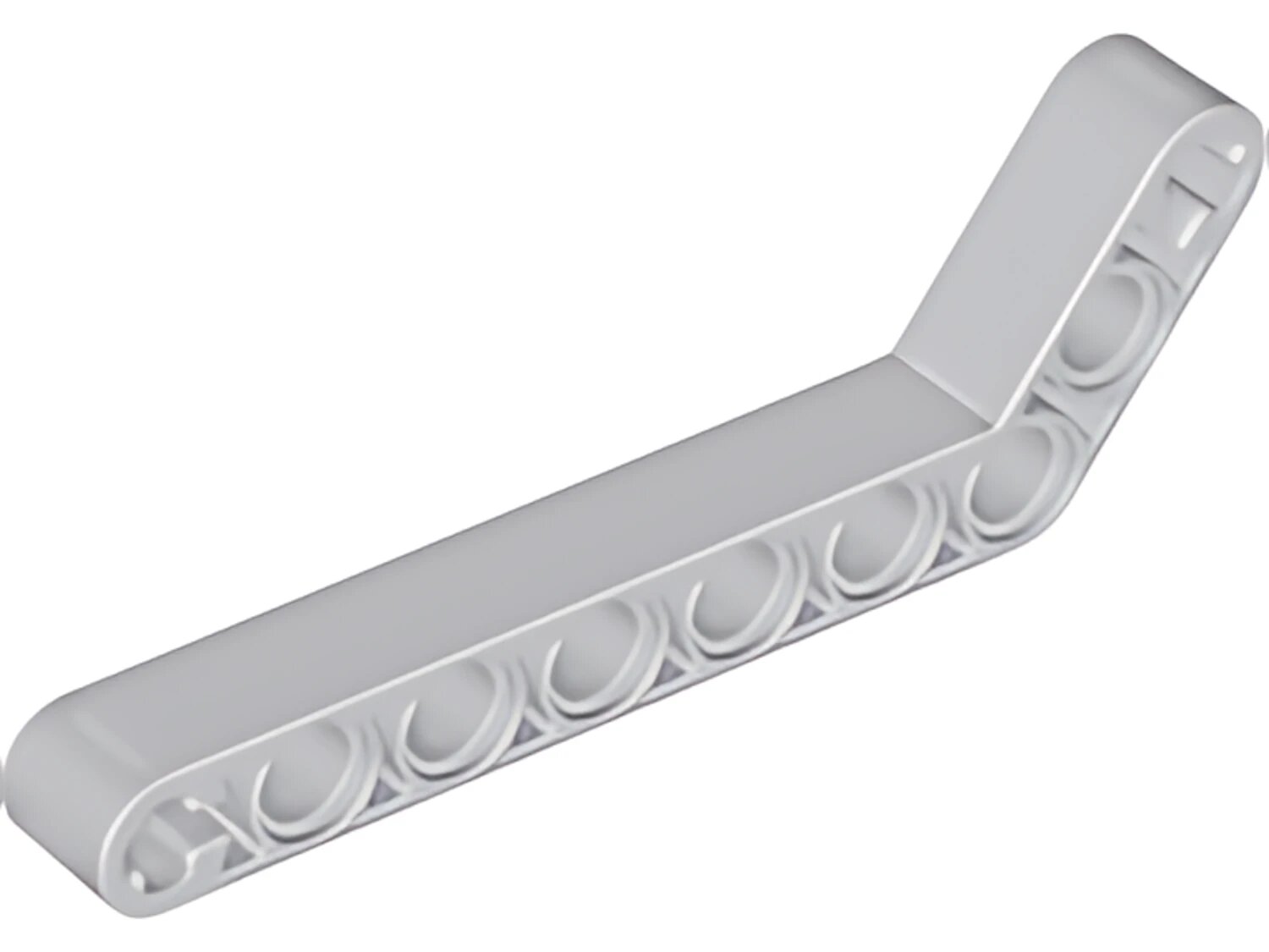 Деталь LEGO Technic, Liftarm, Modified Bent Thick 1 x 9 (7 - 3) 32271 (16616, 42160) Light Bluish Gray N