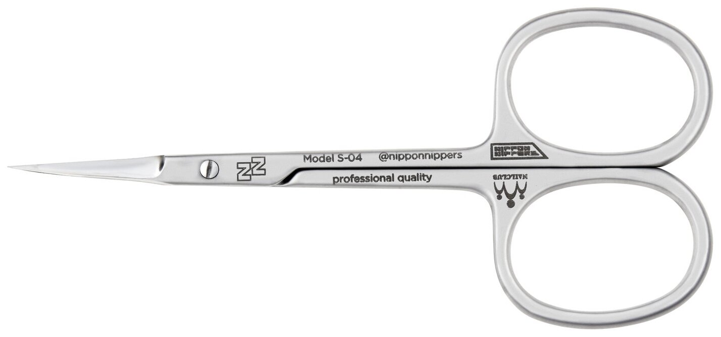 Nippon Nippers. Ножницы для кутикулы. Длина 99 мм. Матовые