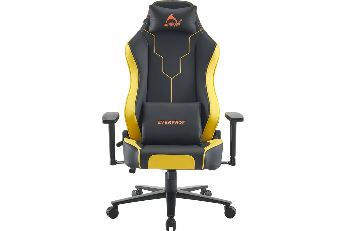 Компьютерное кресло Everprof Rapid экокожа желтый/черный