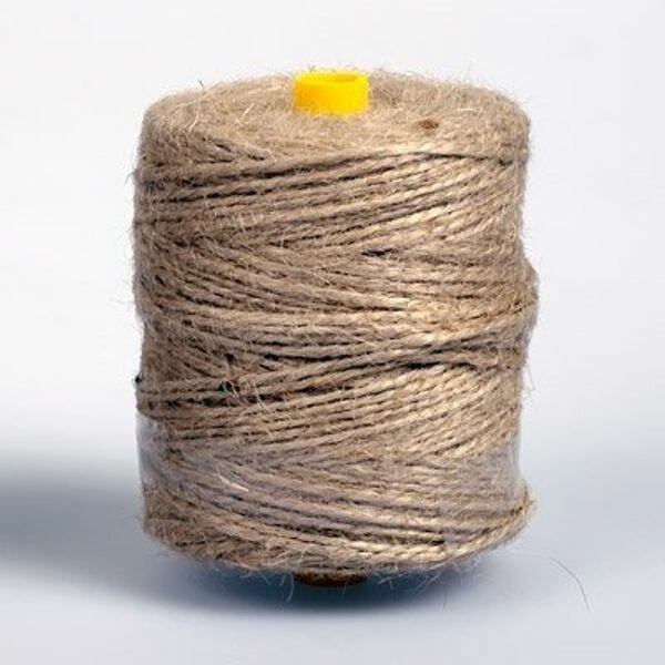 Нить джутовая Нит-ка Д5 суровая 1 катушка, 150 м (нить. джут. Д5. суров)