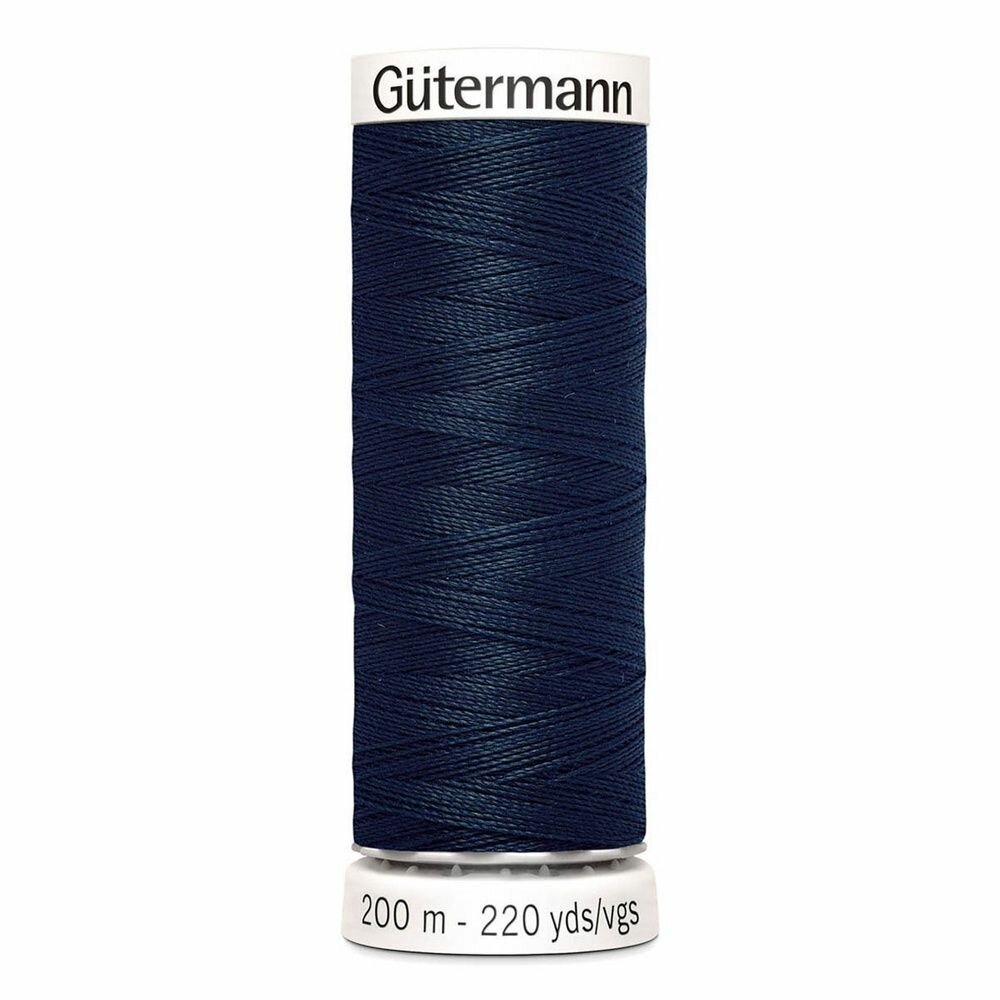 Швейные нитки Gutermann Sew-All 100/200 м, цвет 487 темный сине-зеленый, 5 шт (1)