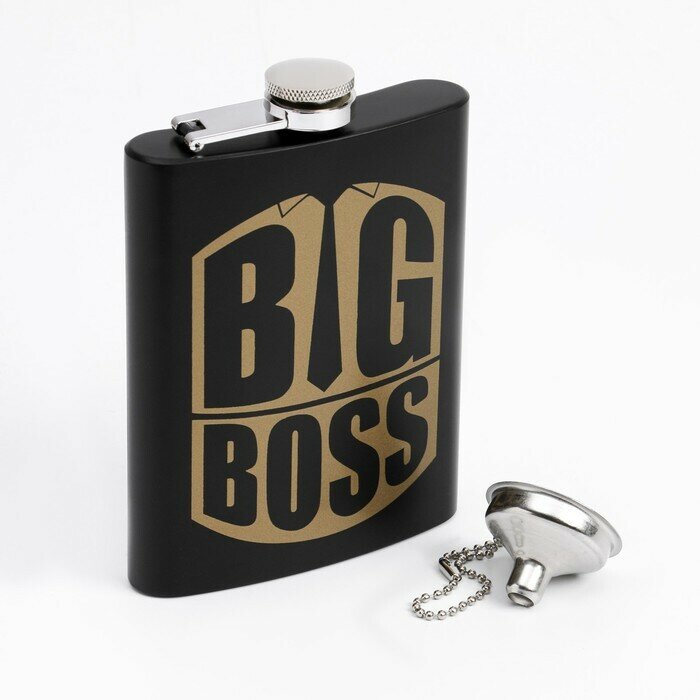 Фляга КНР "Big Boss", 240 мл, с воронкой (7142194)