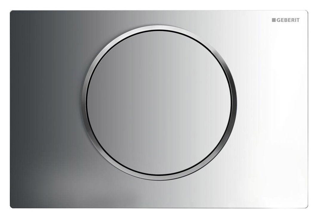 Смывная клавиша Geberit Sigma 10 115.758. KH.5 хром / матовый хром / хром