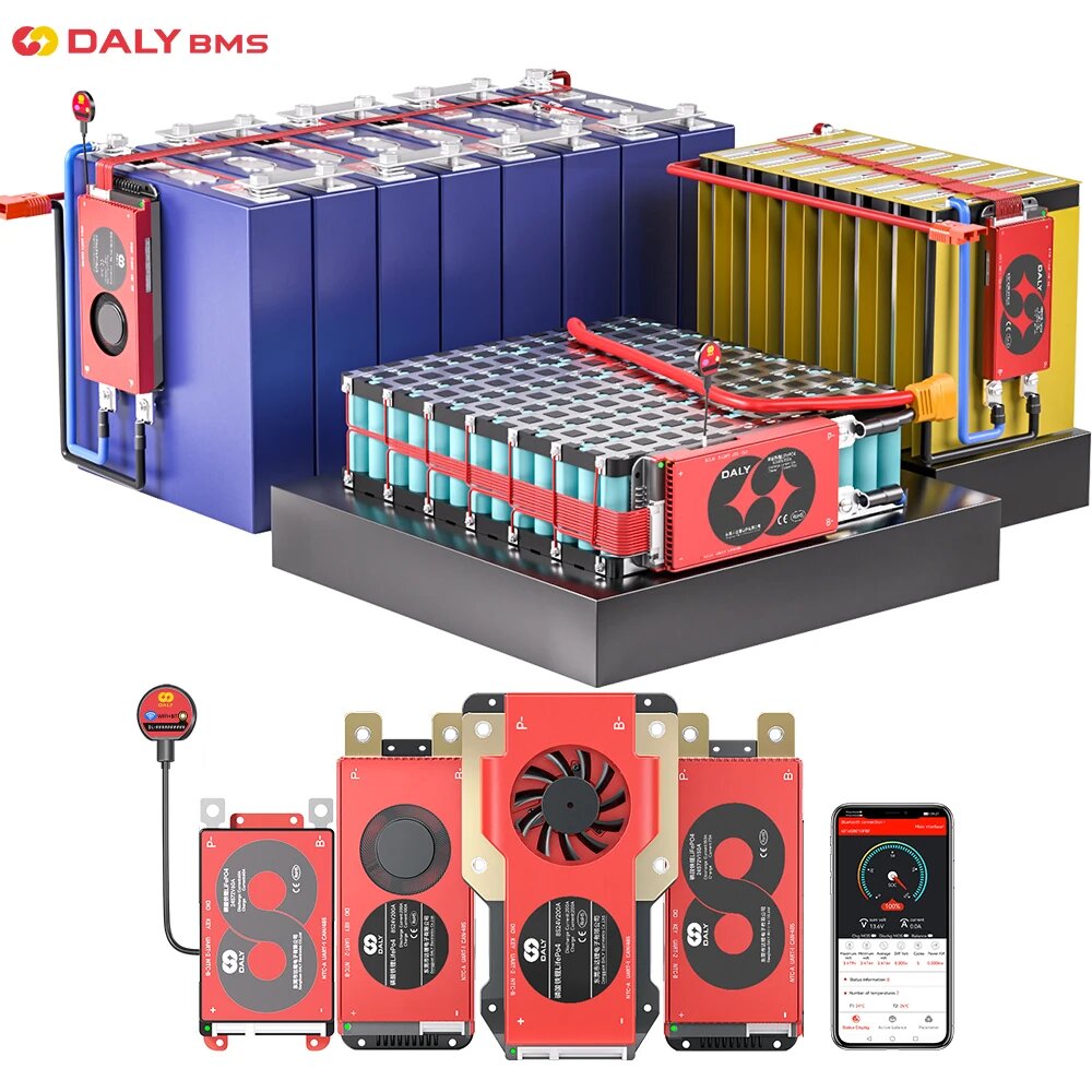 Daly BMS 8S 24V 300A LiFePO4 с BT, RS485CAN — фото 1