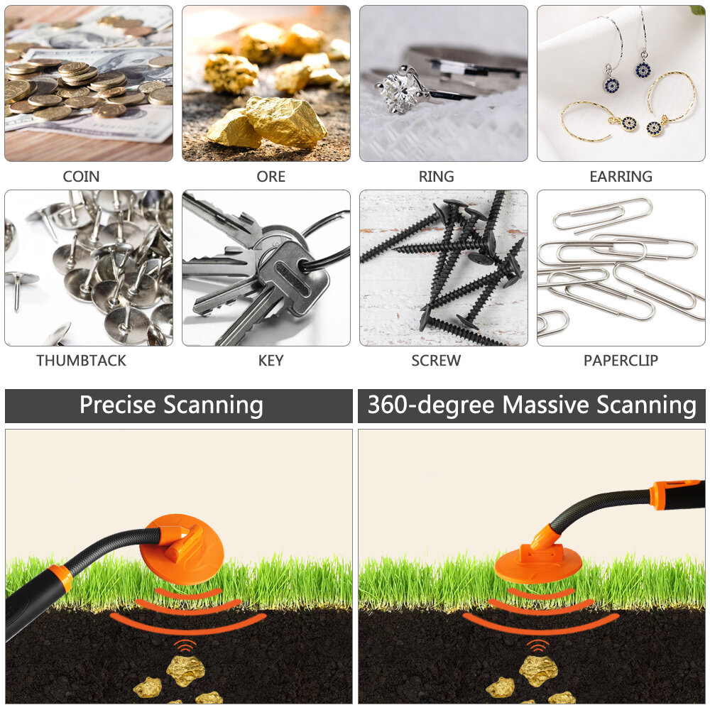 Водонепроницаемый пинпоинтер с кобурой