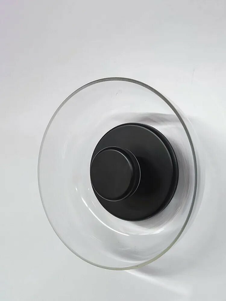 Бра, мощность 7Вт, LED лампы, стекло, черный цвет, классический стиль, бесцветное свечение