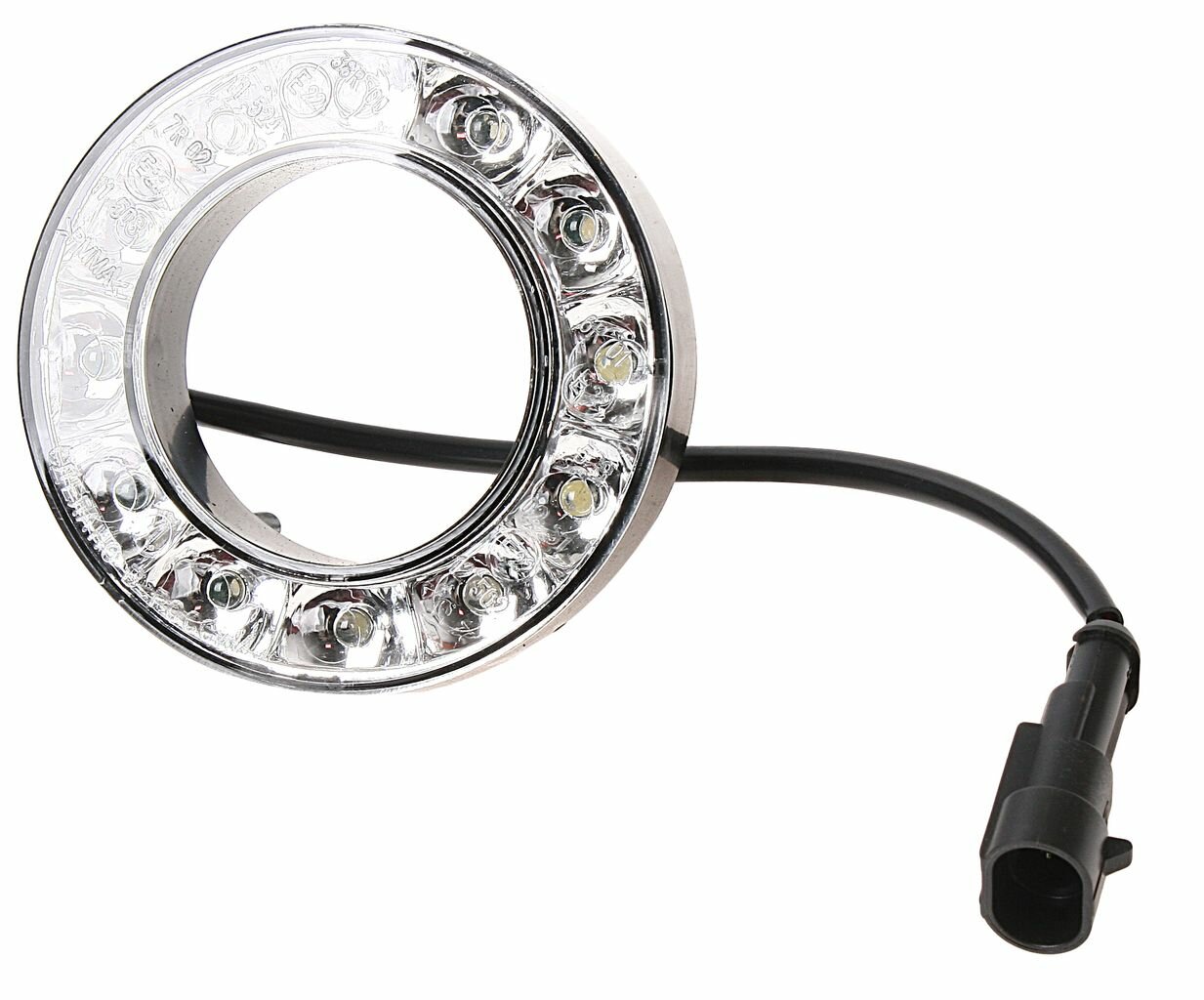 Фонарь габаритный передний ГАЗ, ПАЗ, лиаз (12/24V, светодиод, белый, АМР) АЭК