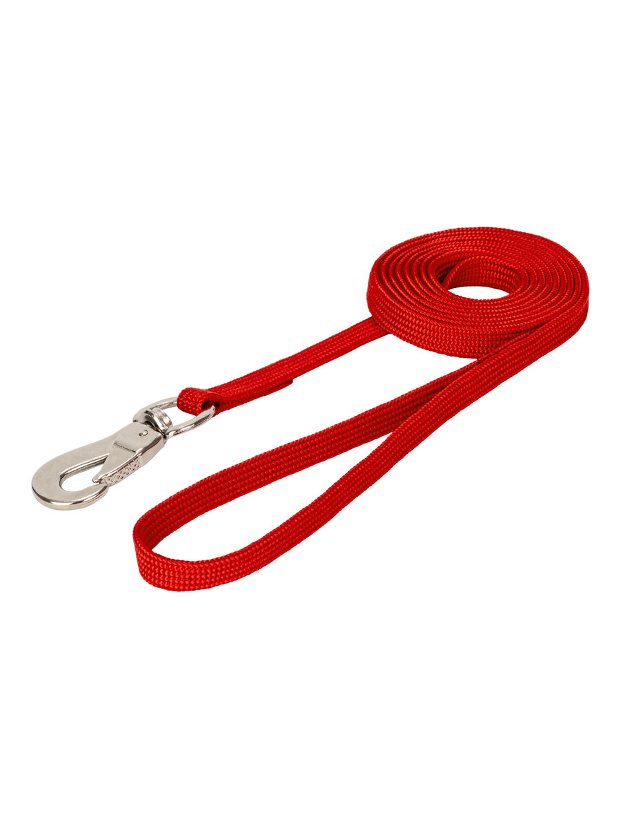 Поводок для собак Zoo One, длина 2 метра, нейлоновый, с карабином, ширина 16 мм, красный, 73-2487