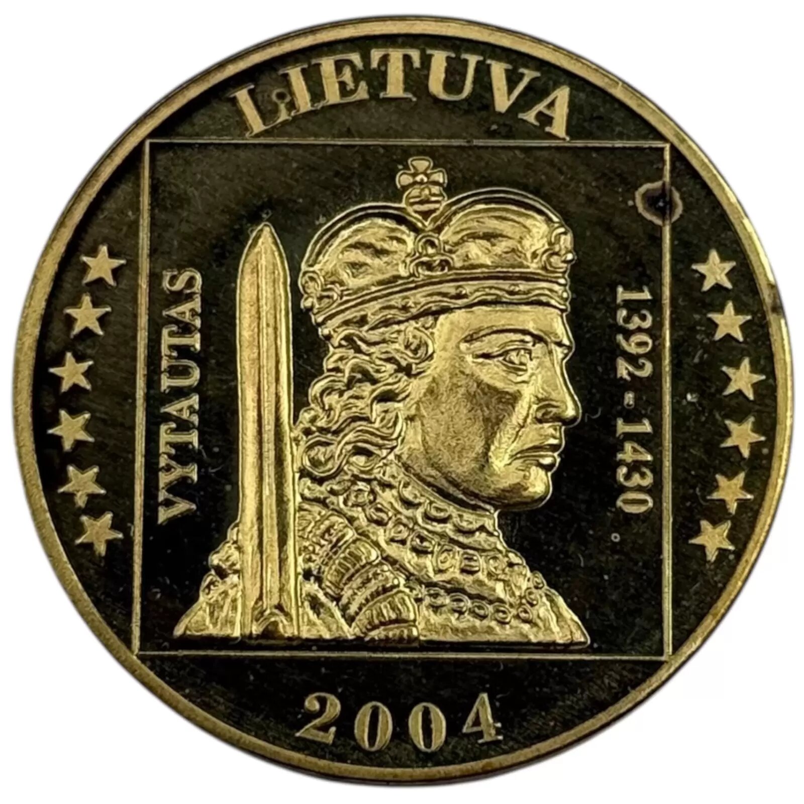 Литва 5 евро 2004 г. Essai (Проба)