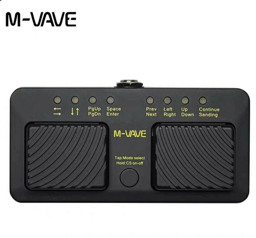 Беспроводной Bluetooth-пульт для перелистывания страниц музыки, педаль для перелистывания нот для гитары,