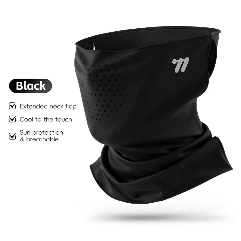 Велосипедная маска West Biking UPF50+ Черный, Black