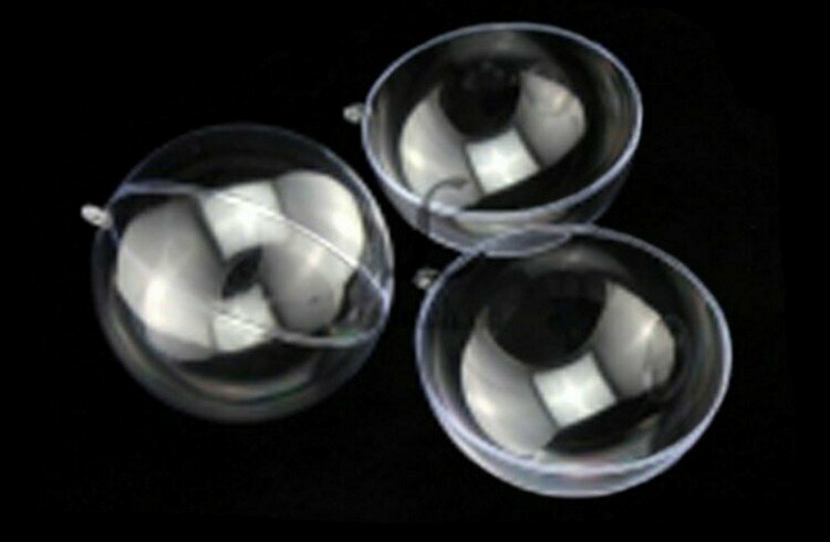 Шар пластиковая заготовка Love2Art PLB-003, 10 см, 1шт