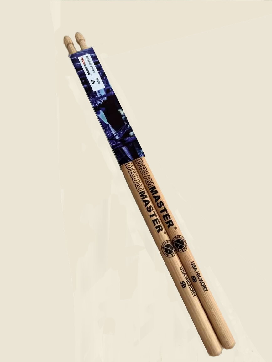 DRUMMASTER 5B American Hickory — Барабанные палочки