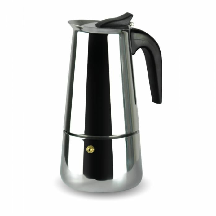 Кофеварка гейзерная Kelli KL-3019 на 9 чашек, нержавеющая сталь