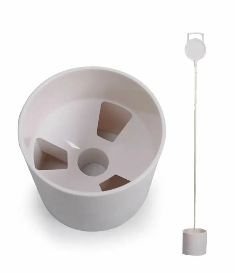 Лунка для гольфа уличная, пластиковая с флагштоком