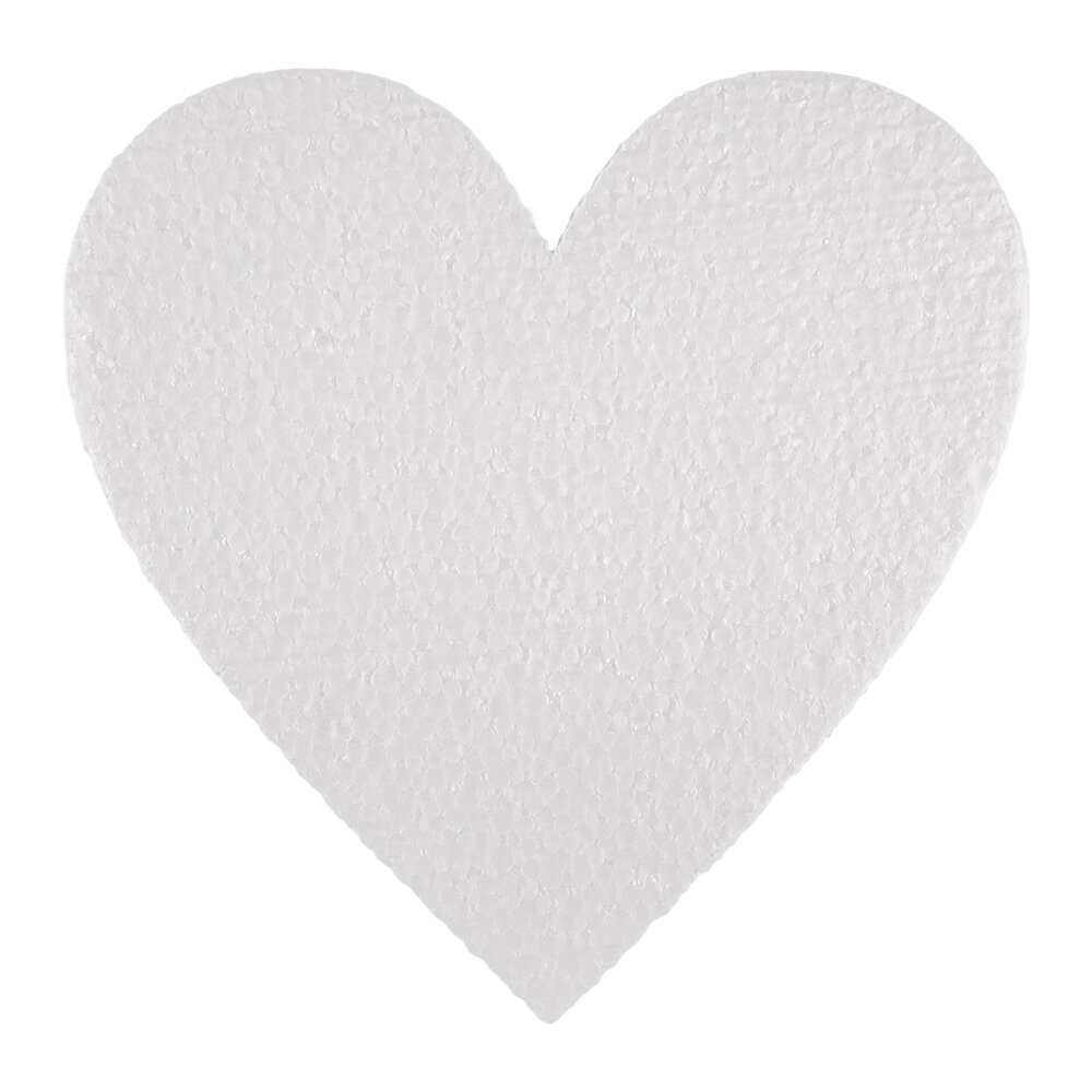 Love2art DPZ-S-LS28 Заготовка для декора №012 пенополистирол 15×15×2 см 4 шт 01 сердечки