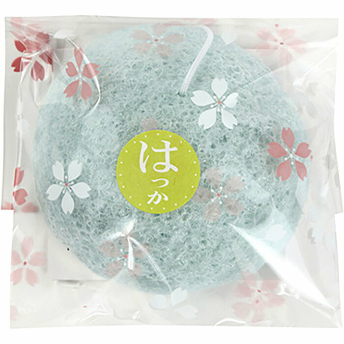 Yamamoto Farm Konjac Sponge Mint Натуральный спонж конняку для очищения и снятия раздражения кожи лица с экстрактом мяты