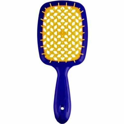 Щетка Janeke Superbrush сине-желтая 20,3x8,5x3,1 см 86SP226BLG