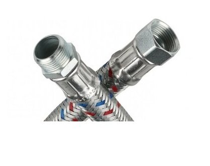 TIM Подводка антивибрационная гигант для воды 1/2" г/ш 60см, Ø 19мм C57-6