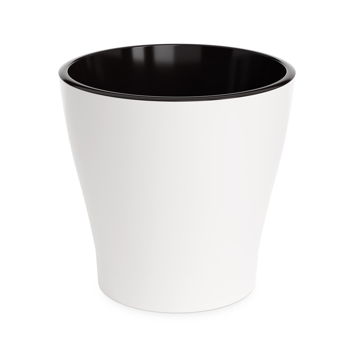 Горшок для цветов Альтернатива Лея, с автополивом, 5 л, белый